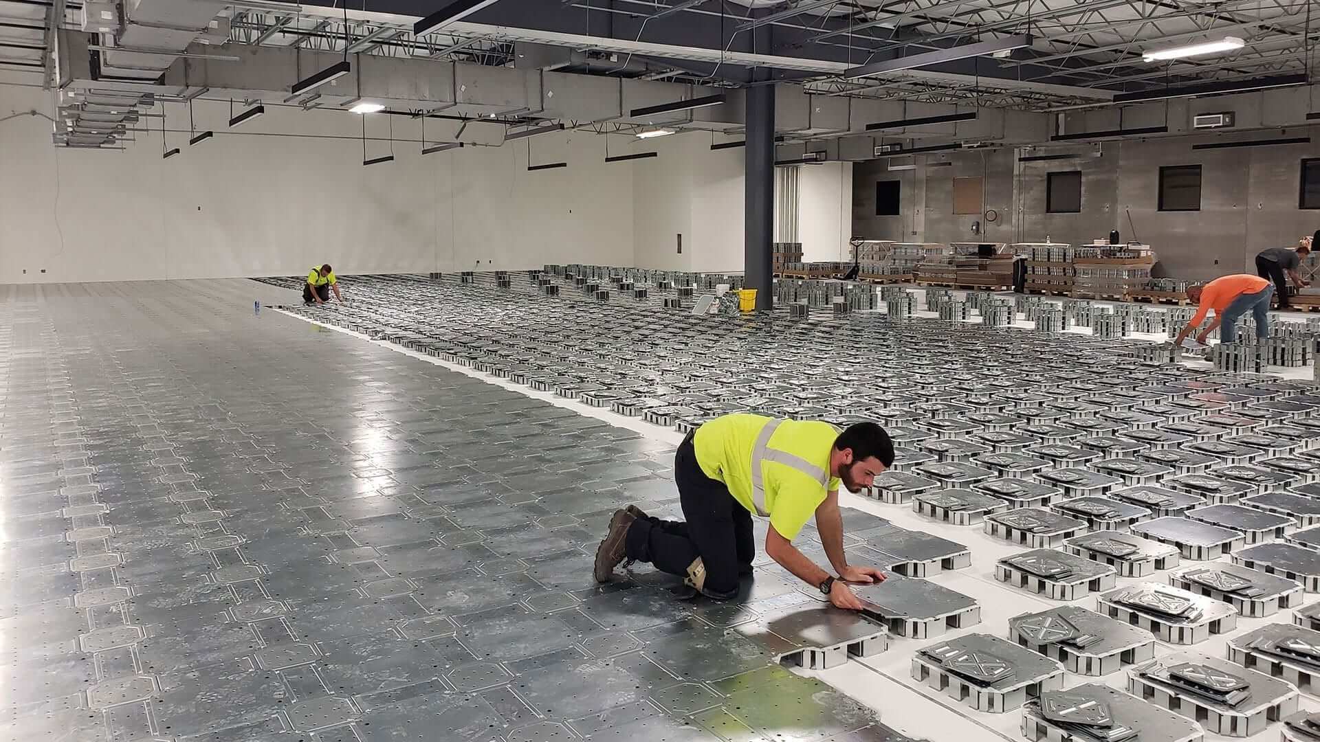 Modular Raised Floor Panels White Wood Core Raised Floor With Modular